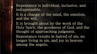 The truth about repentance | PPTX