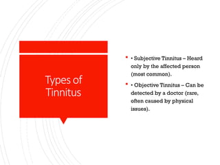 The Truth About Tinnitus Its Causes Treatments And Myths Debunked | PPTX
