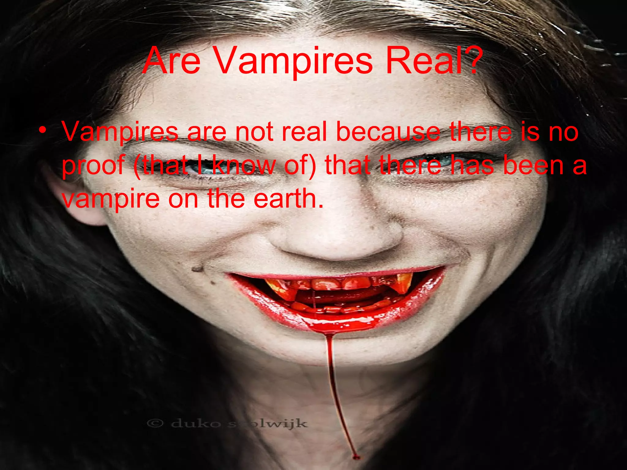 The truth about vampires | PPT