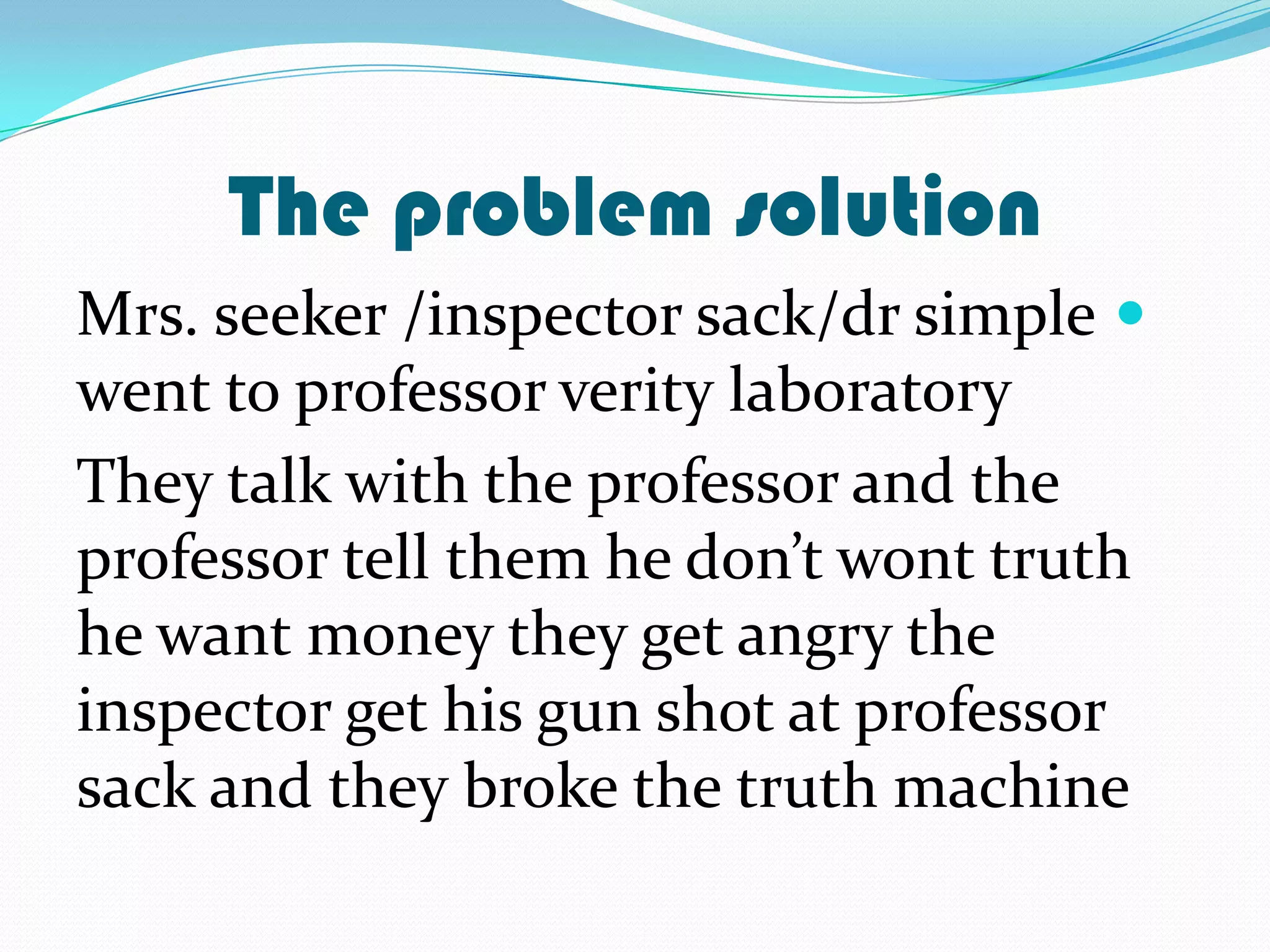 The truth machine | PPTX