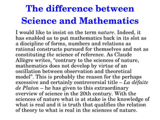 The truth of science for justice and peace(4) | PPT