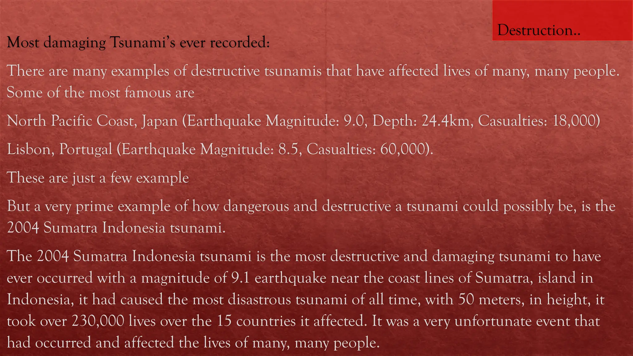THE TSUNAMI ENGLISH PROJECT H.h.w part 2 for this computer.pptx