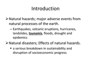 The tsunami; its mechanisms, socioeconomic and environmental impacts ...