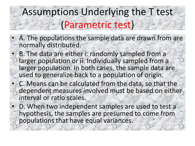 The t test mean comparison 1 | PPTX | Standardized Testing ...