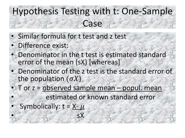The t test mean comparison 1 | PPTX | Standardized Testing ...