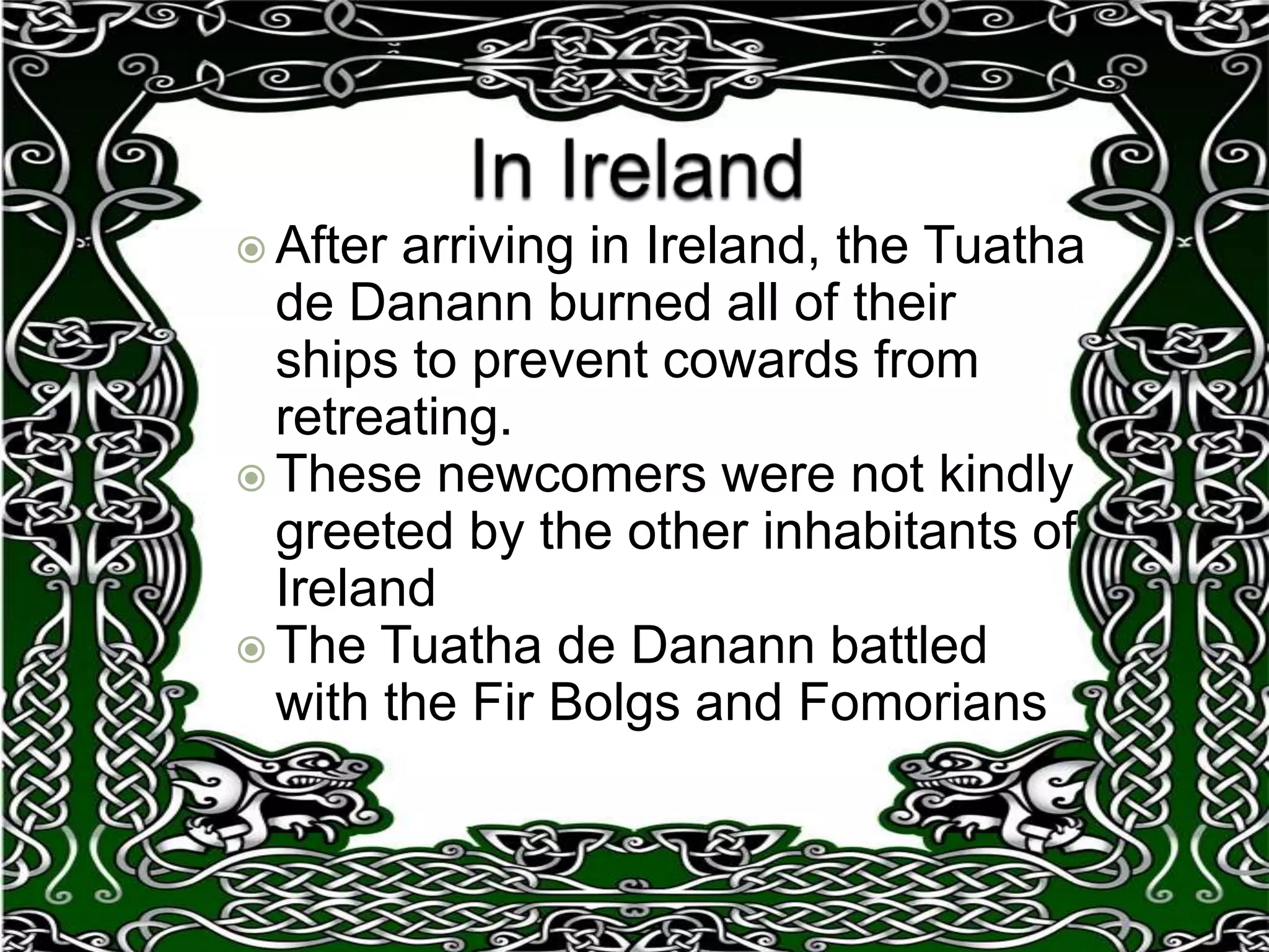 The Tuatha de Danann | PPTX