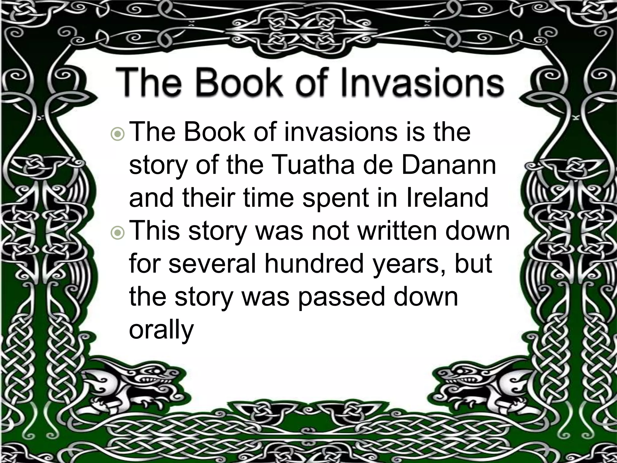 The Tuatha de Danann | PPTX