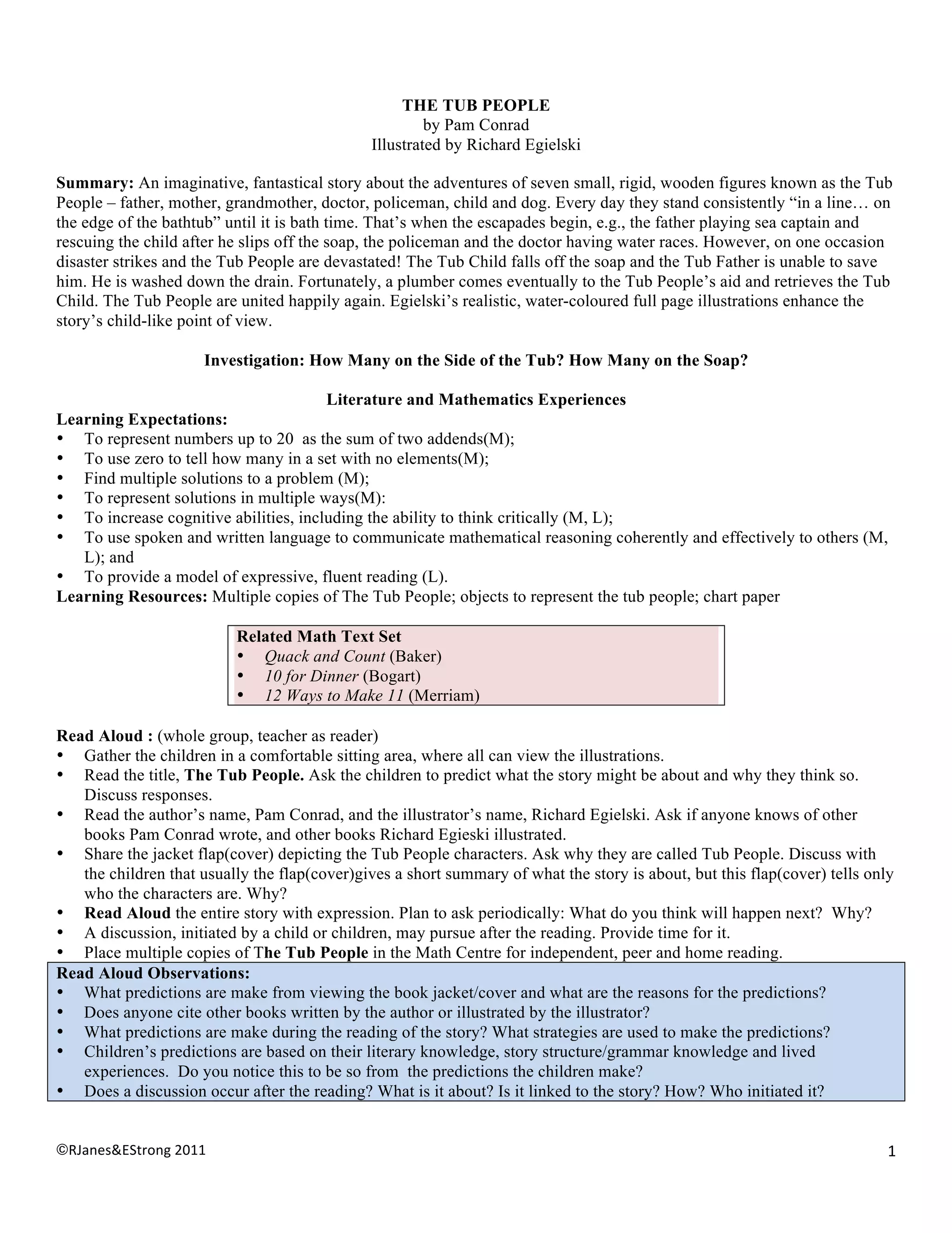 The Tub People | PDF