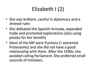 The Tudors and the Stuarts | PPTX