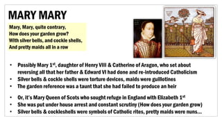 The Tudors in Nursery Rhymes | PDF