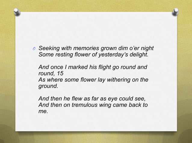 The tuft of flowers | PPT