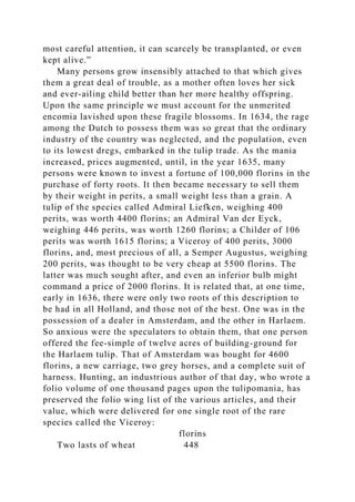 THE TULIPOMANIABy Charles Mackey------------------------------.docx | Gardening | Home & Garden