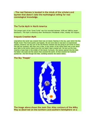 The turtle and elephant ; the flat earth myth . | DOCX