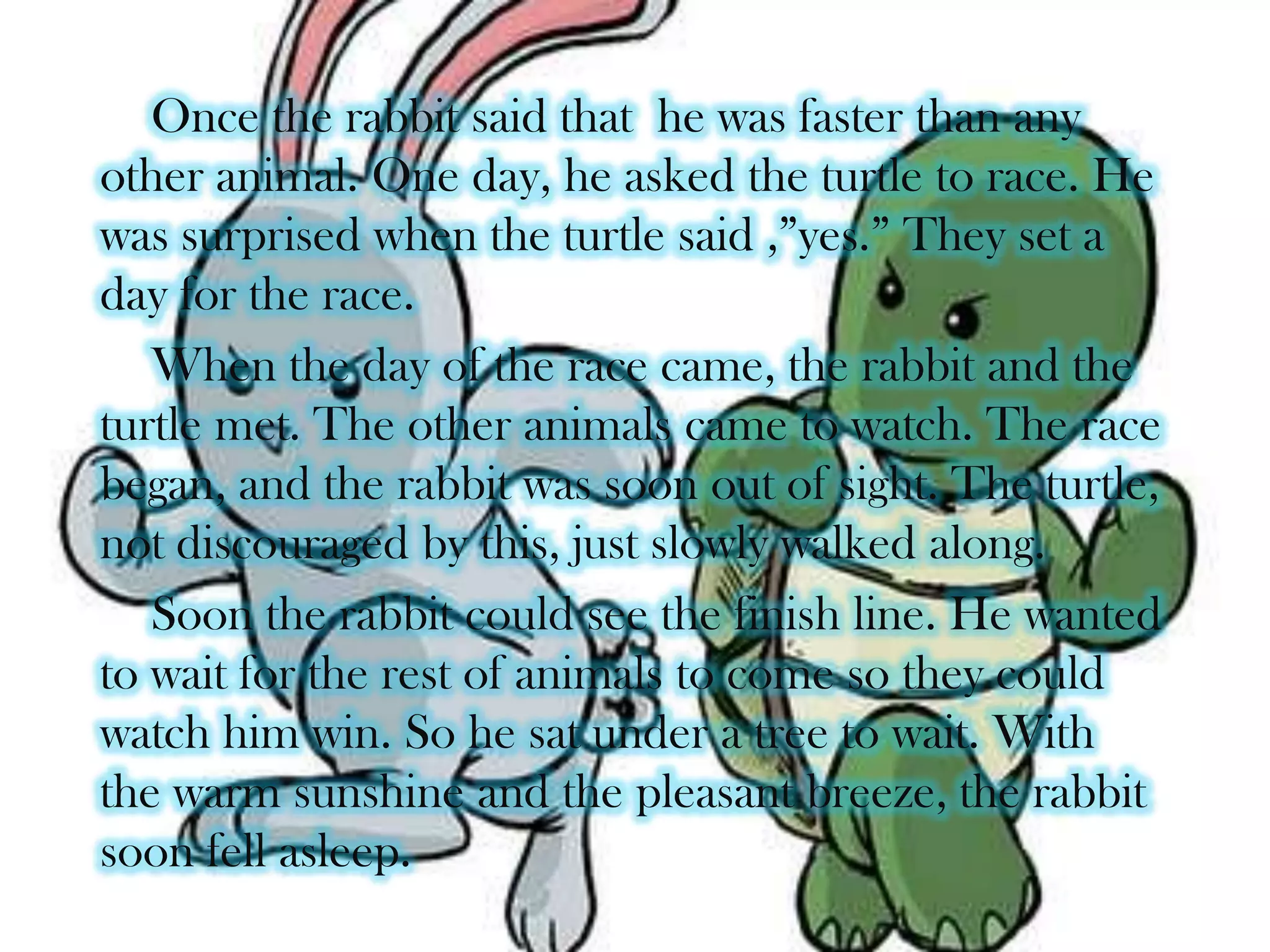 The turtle and rabbit by dewi | PPT