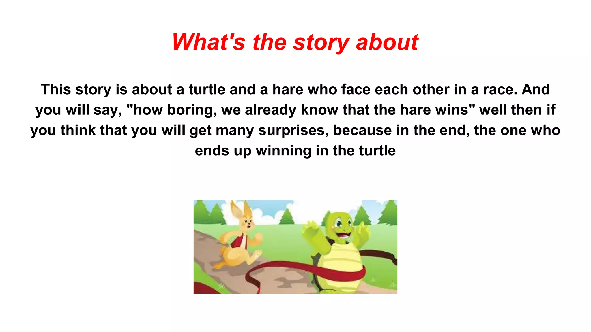 The turtle and the hare | PPTX