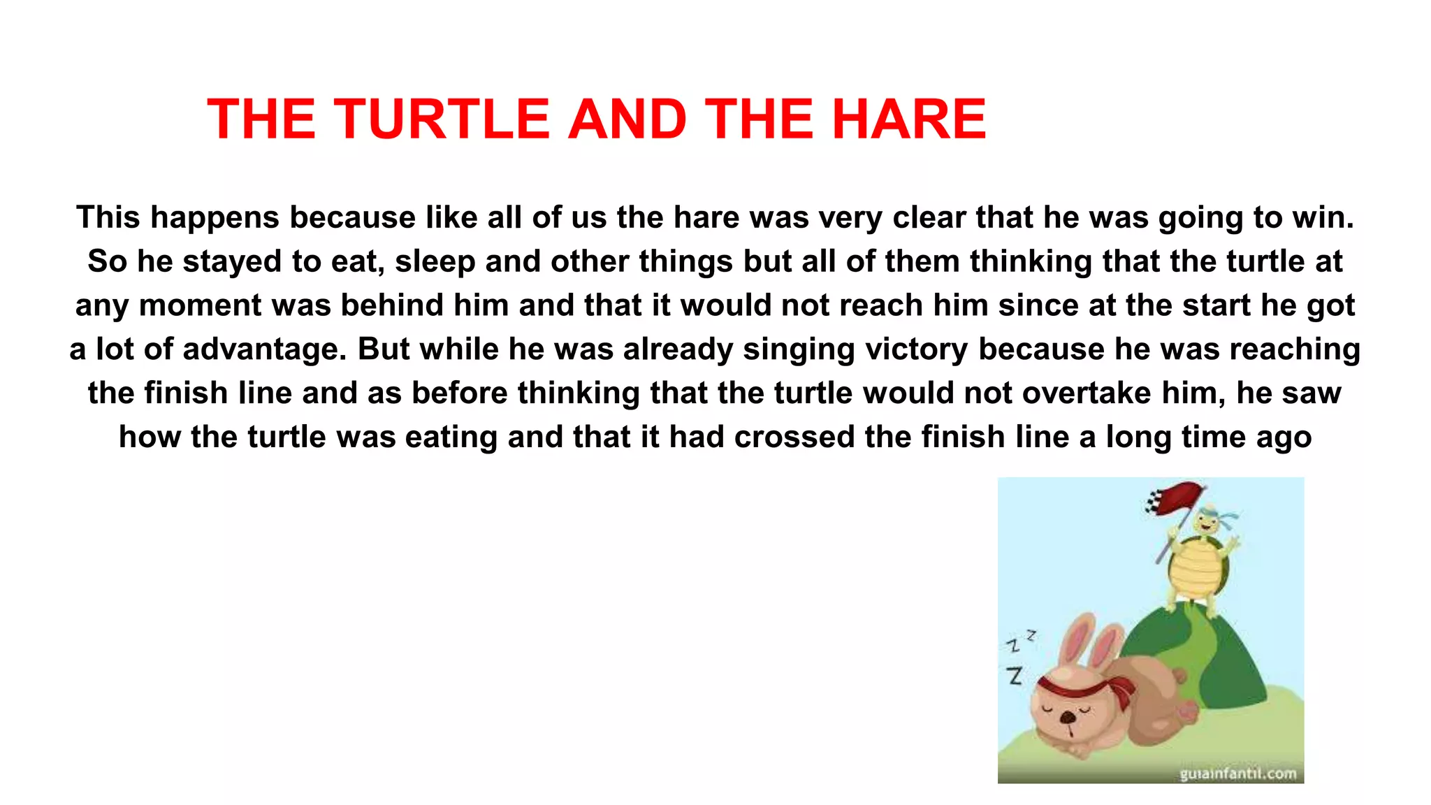The turtle and the hare | PPTX