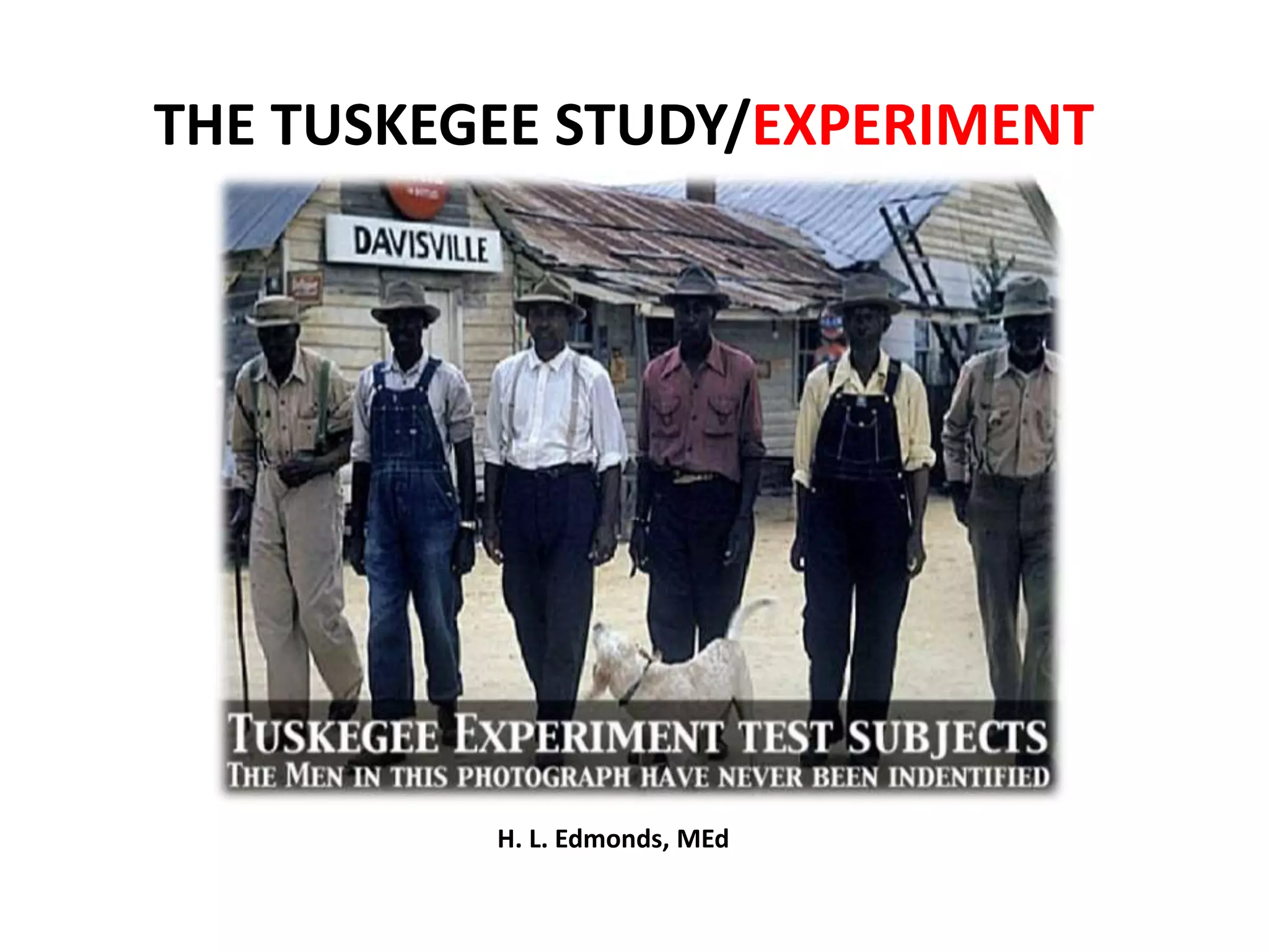 The tuskegee study | PPTX