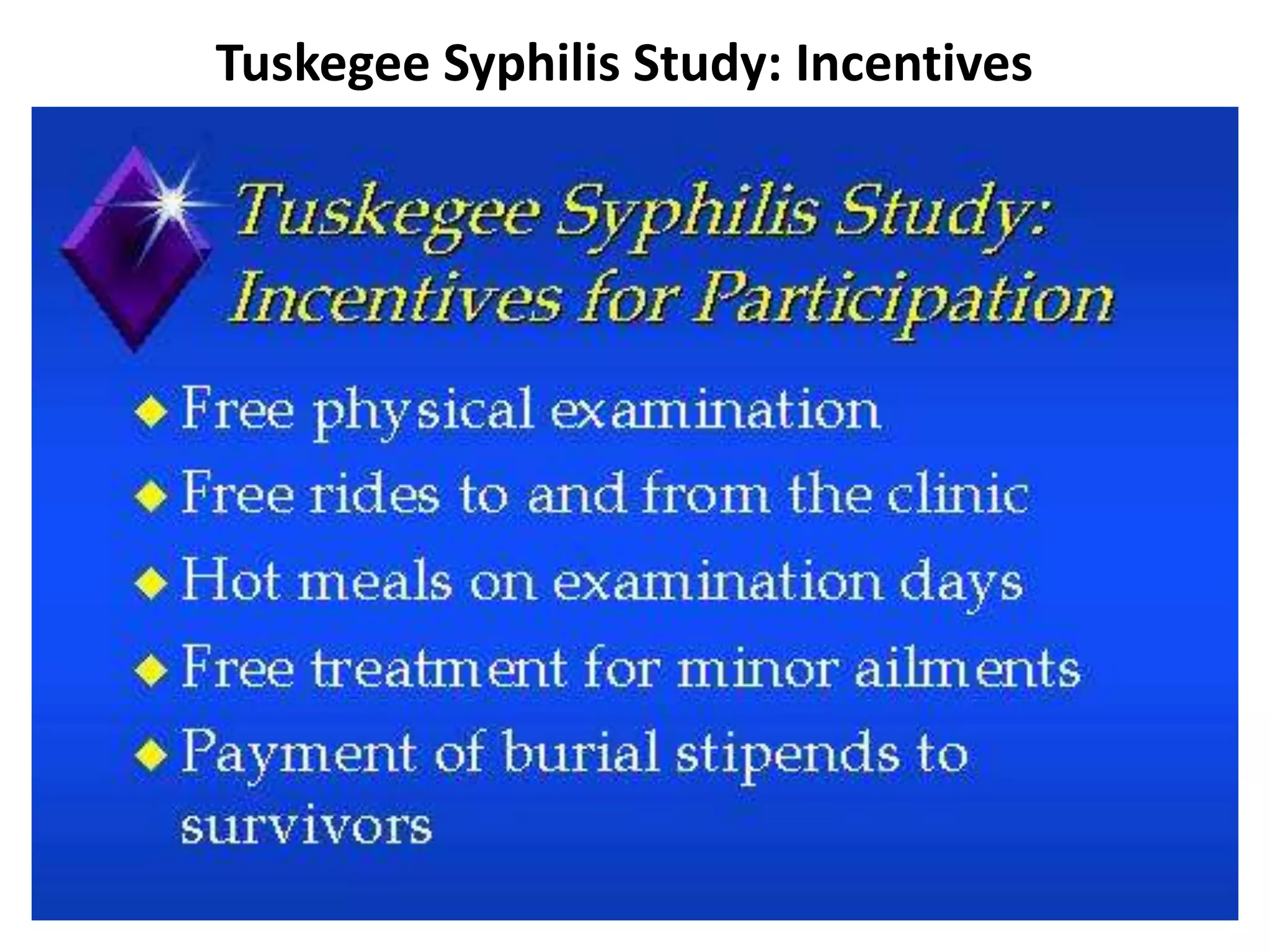 The tuskegee study | PPTX