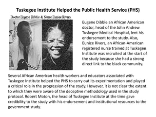 The tuskegee study | PPTX