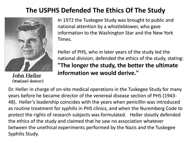 The tuskegee study | PPTX | Sexual Health | Diseases and Conditions