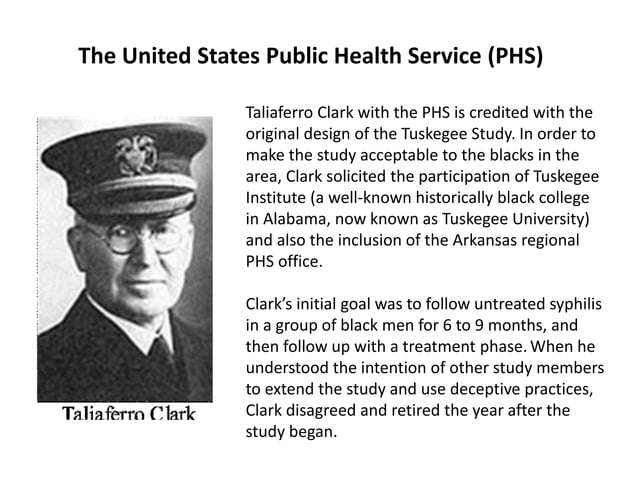 The tuskegee study | PPTX | Sexual Health | Diseases and Conditions