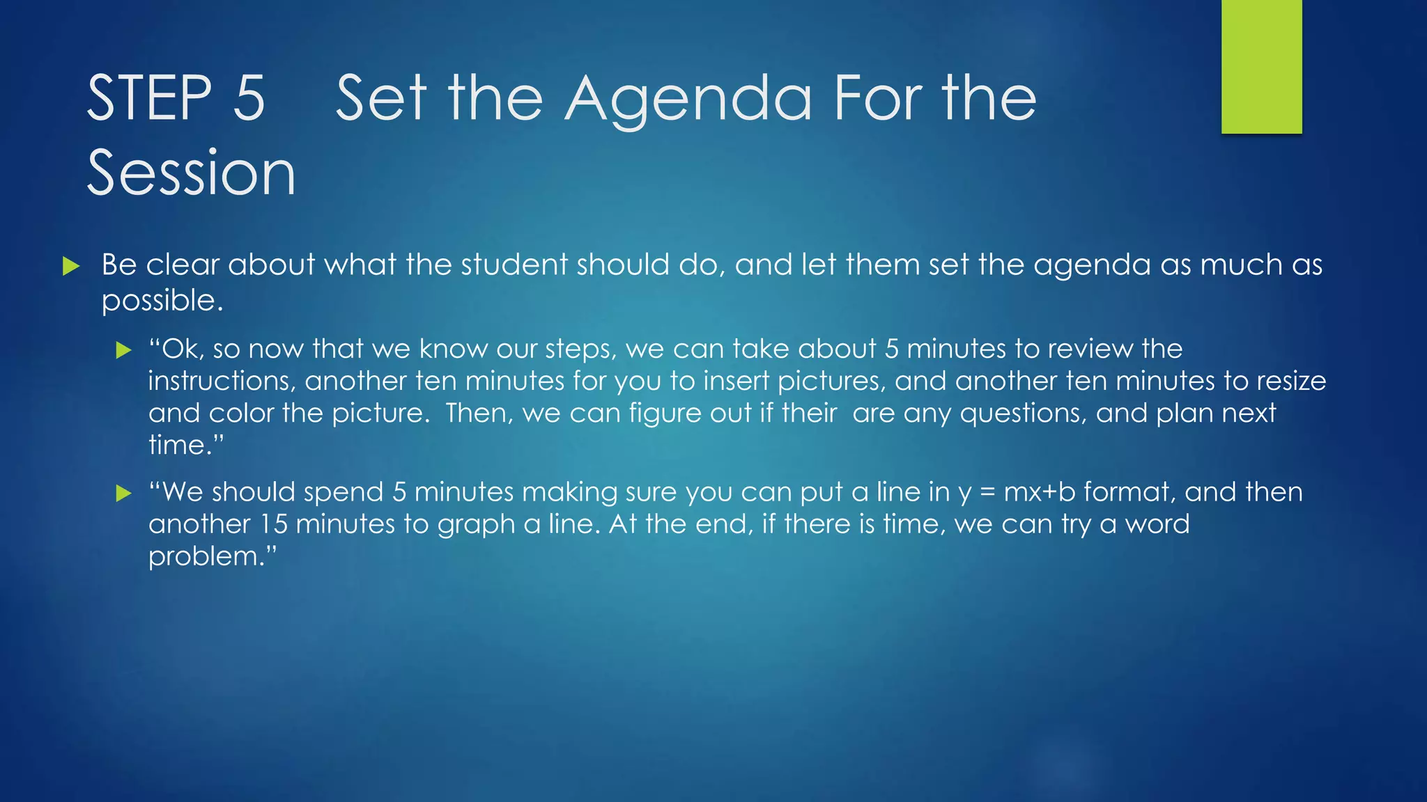 The Tutoring Cycle | PPT