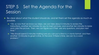 The Tutoring Cycle | PPT