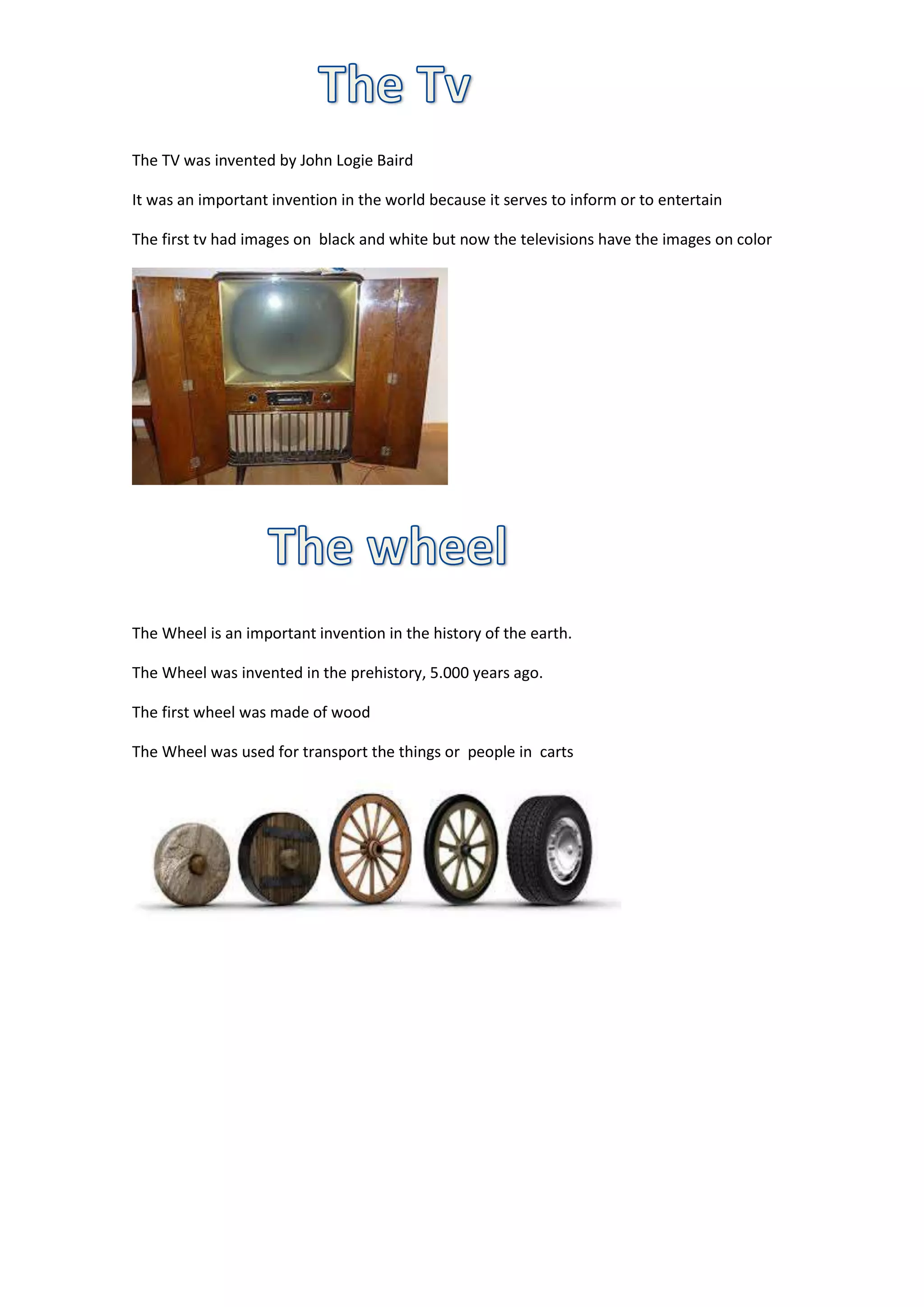 the tv and the wheel | PDF