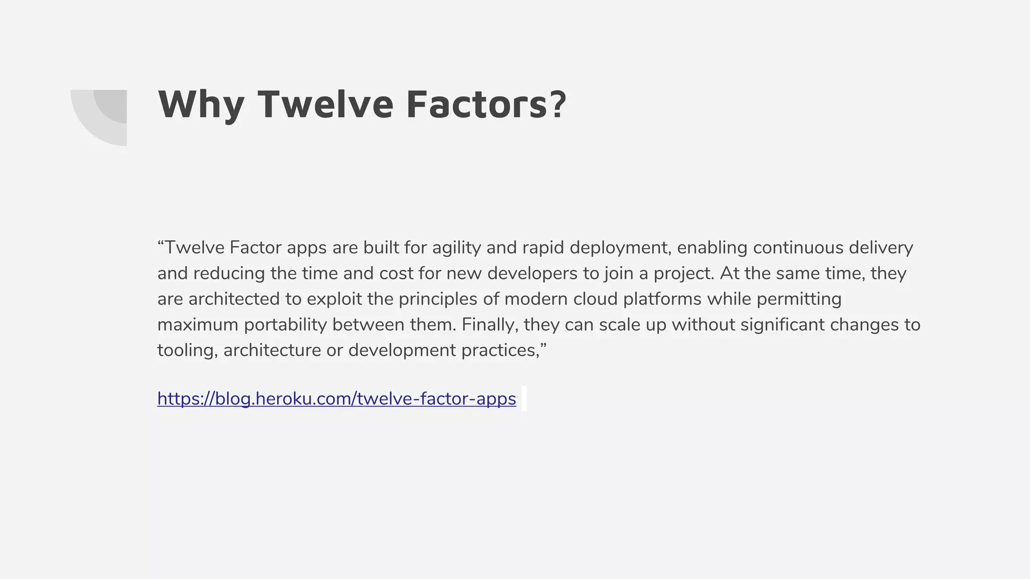 The twelve factor app | PPTX