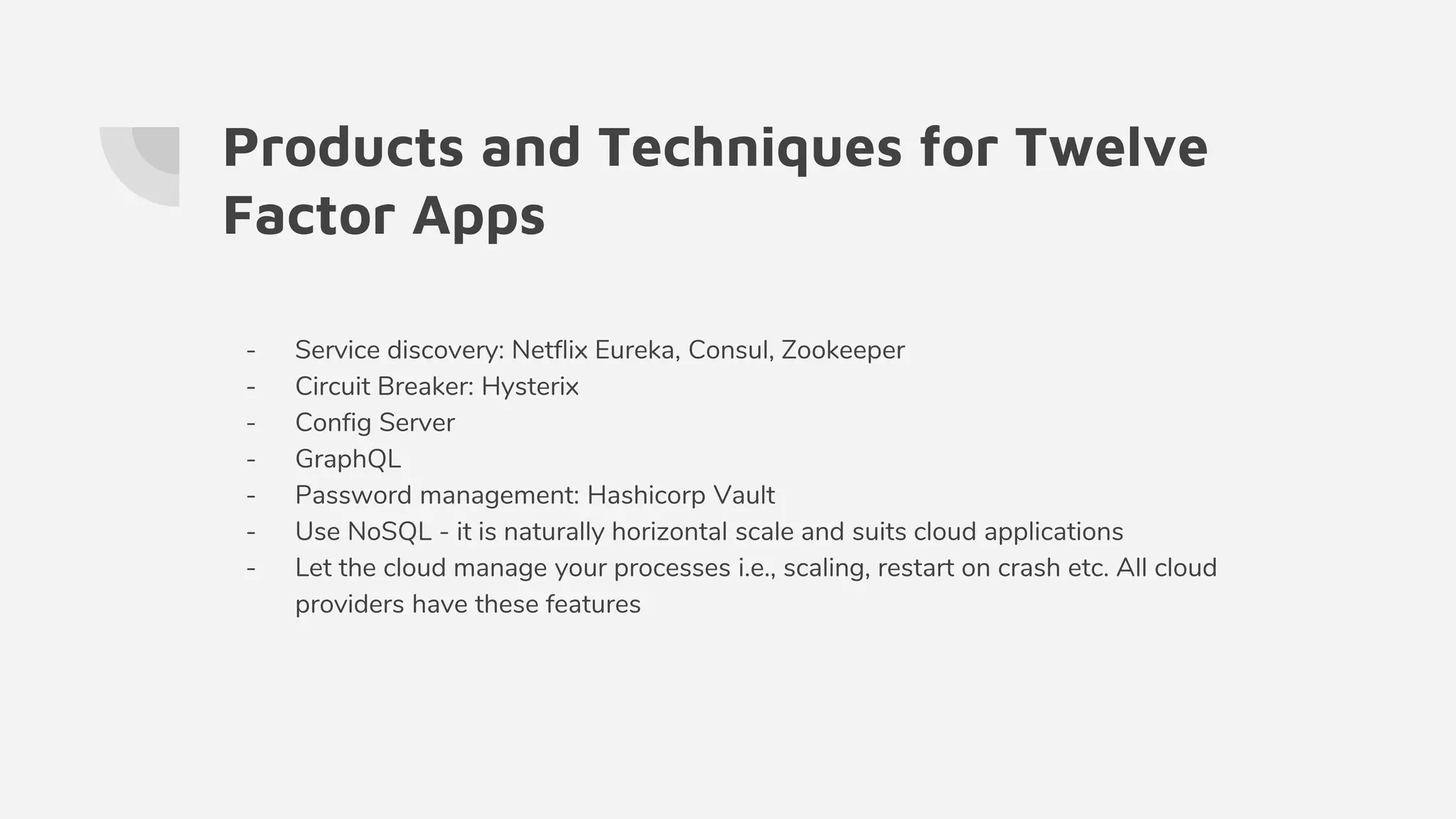 The twelve factor app | PPTX