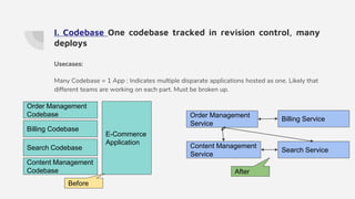 The twelve factor app | PPTX
