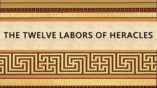Twelve_Labors$of_Heracles TWLEVE LABORS OF HERACLES | PPT | Sci-fi and ...