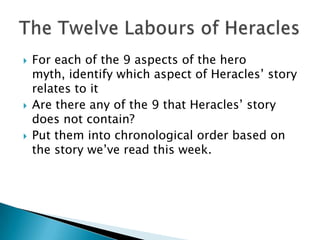The twelve labours of heracles | PPTX