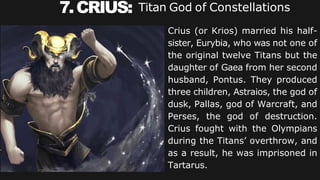The Twelve Titans.pptx | Christianity | Religion & Spirituality
