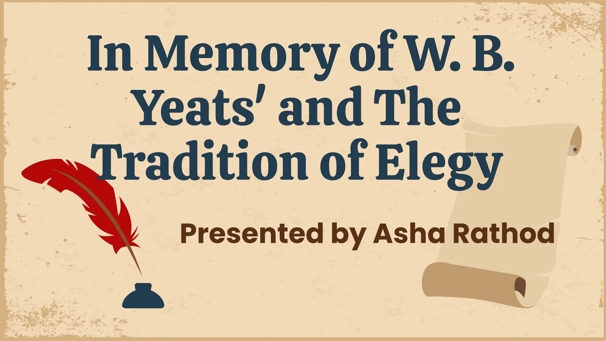 In Memory of w.b. yeats and The Tradition of Elegy | PDF