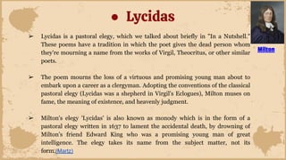 In Memory of w.b. yeats and The Tradition of Elegy | PDF