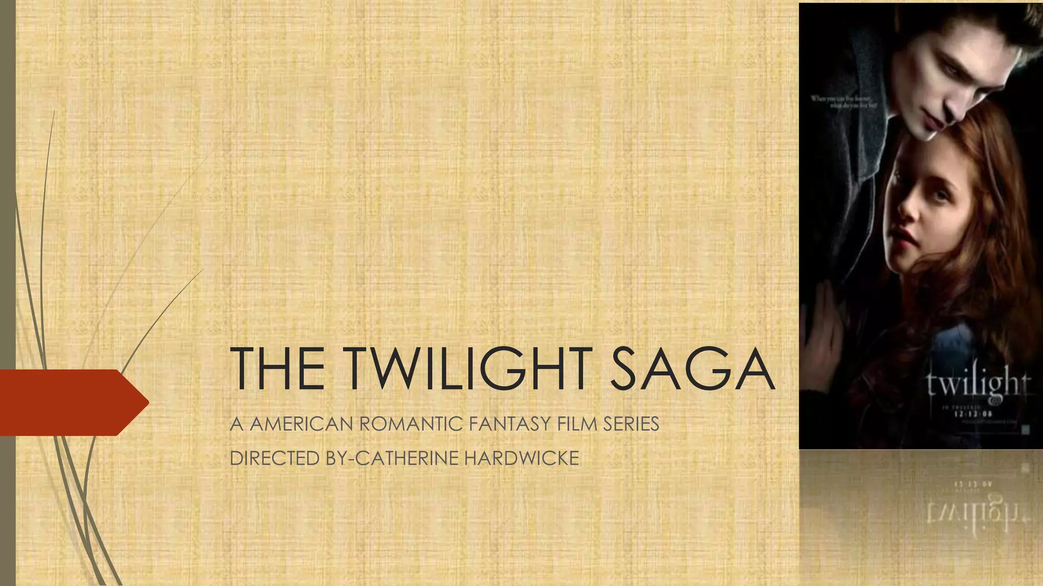 Movie presentation based on the movie "TWILIGHT". | PPTX