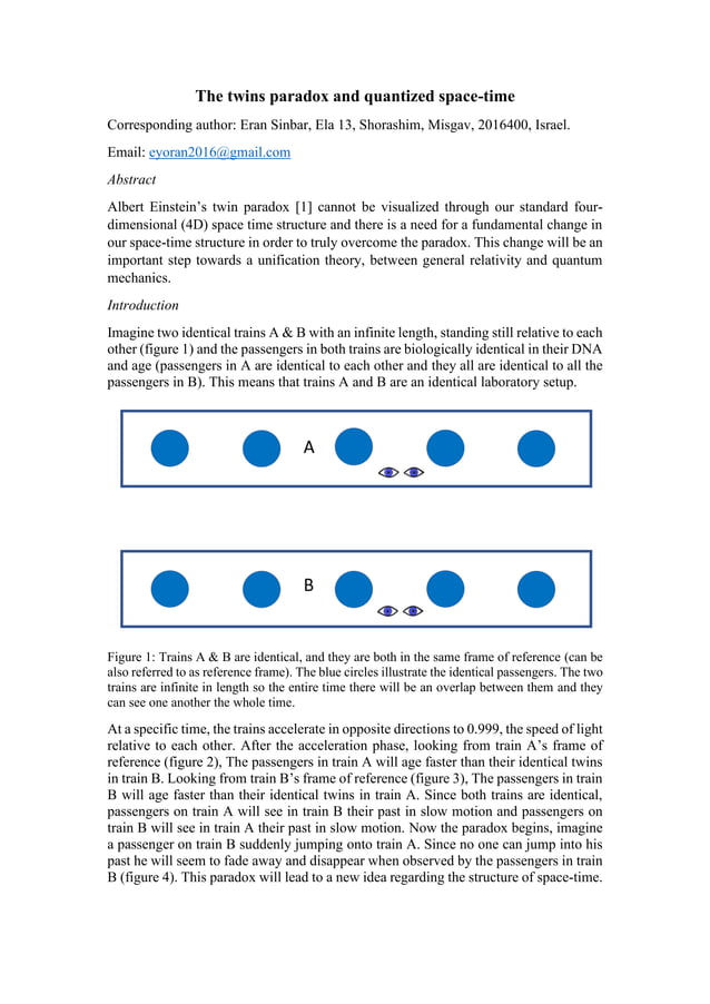 The twins paradox and quantized space time .pdf