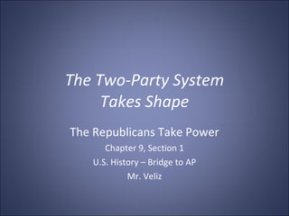 The two party system 9-1 | PPT