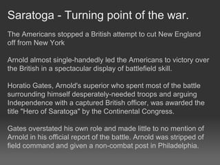The two faces of benedict arnold | PPT