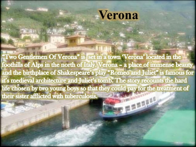 The two gentlemen of verona | PPTX | Cycling | Sports