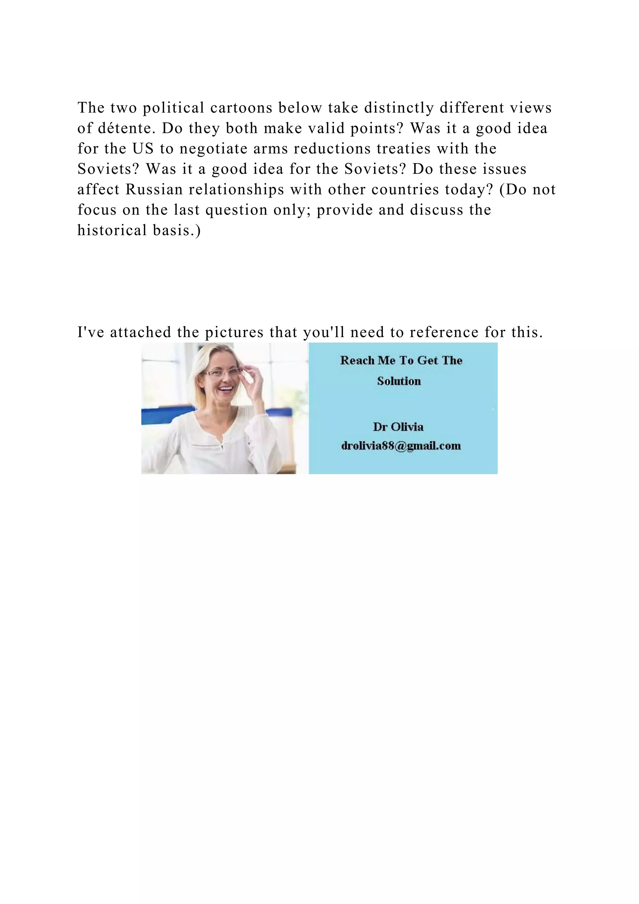 The two political cartoons below take distinctly different views of .docx