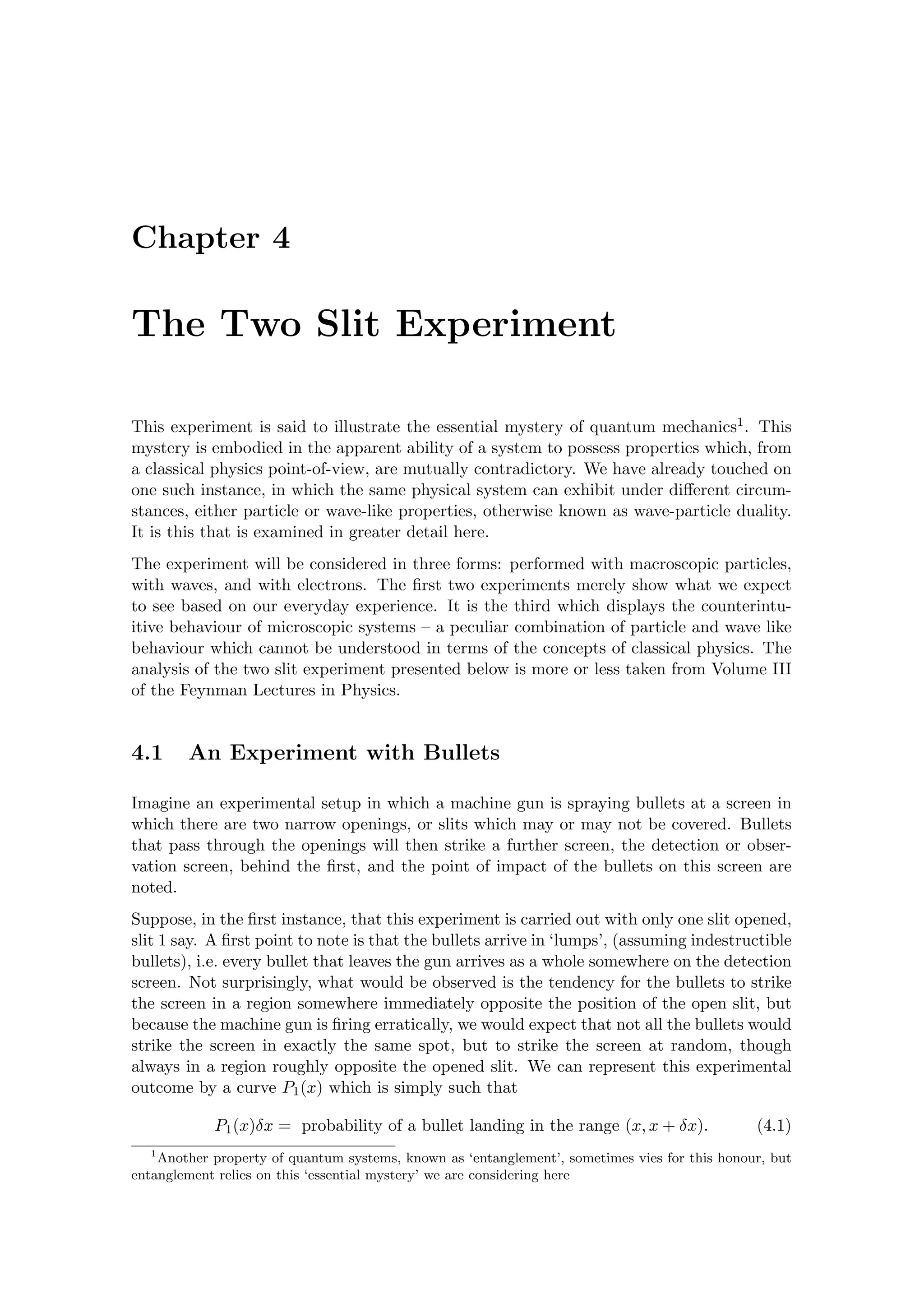 The Two Slit Experiment | PDF