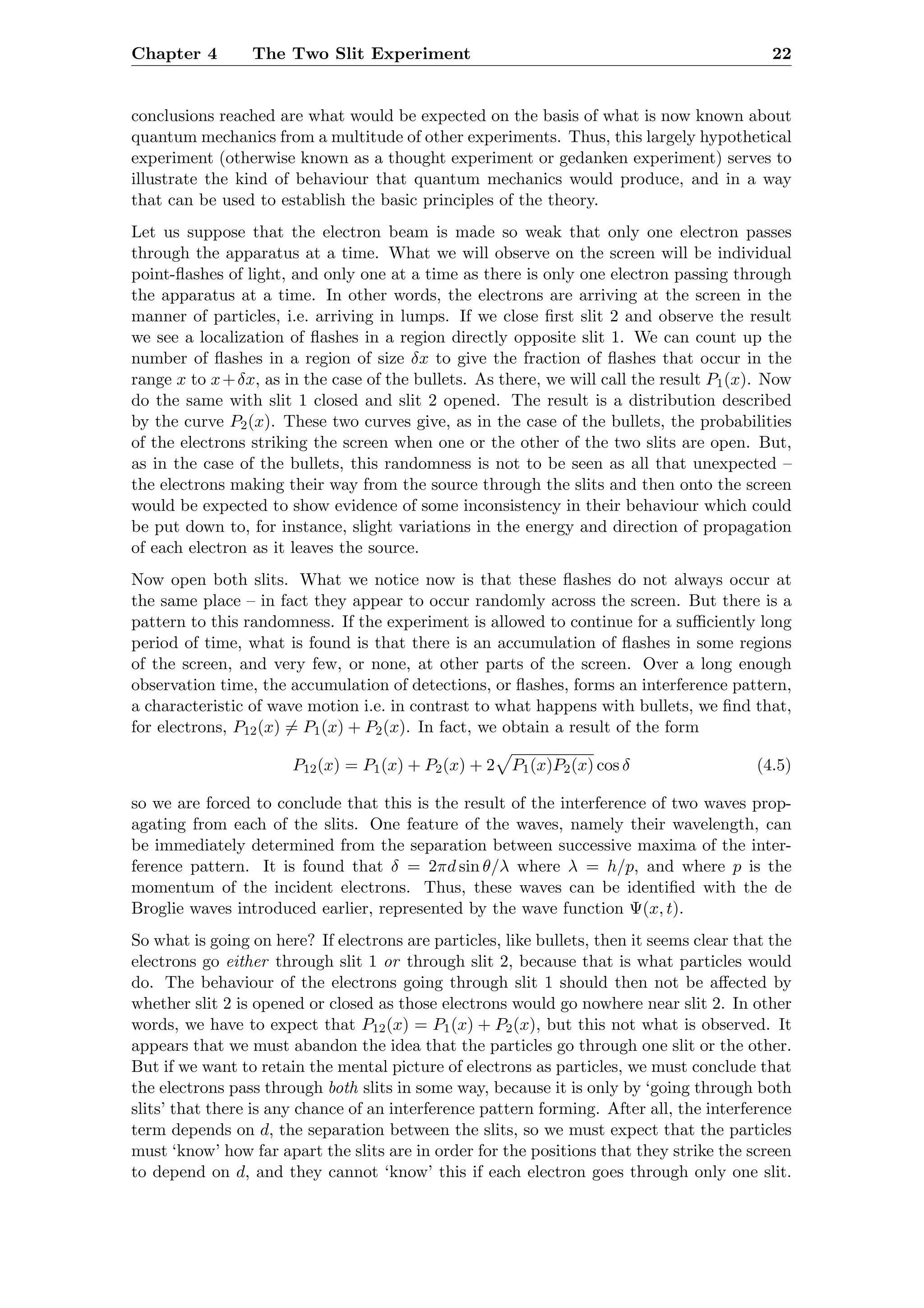 The Two Slit Experiment | PDF