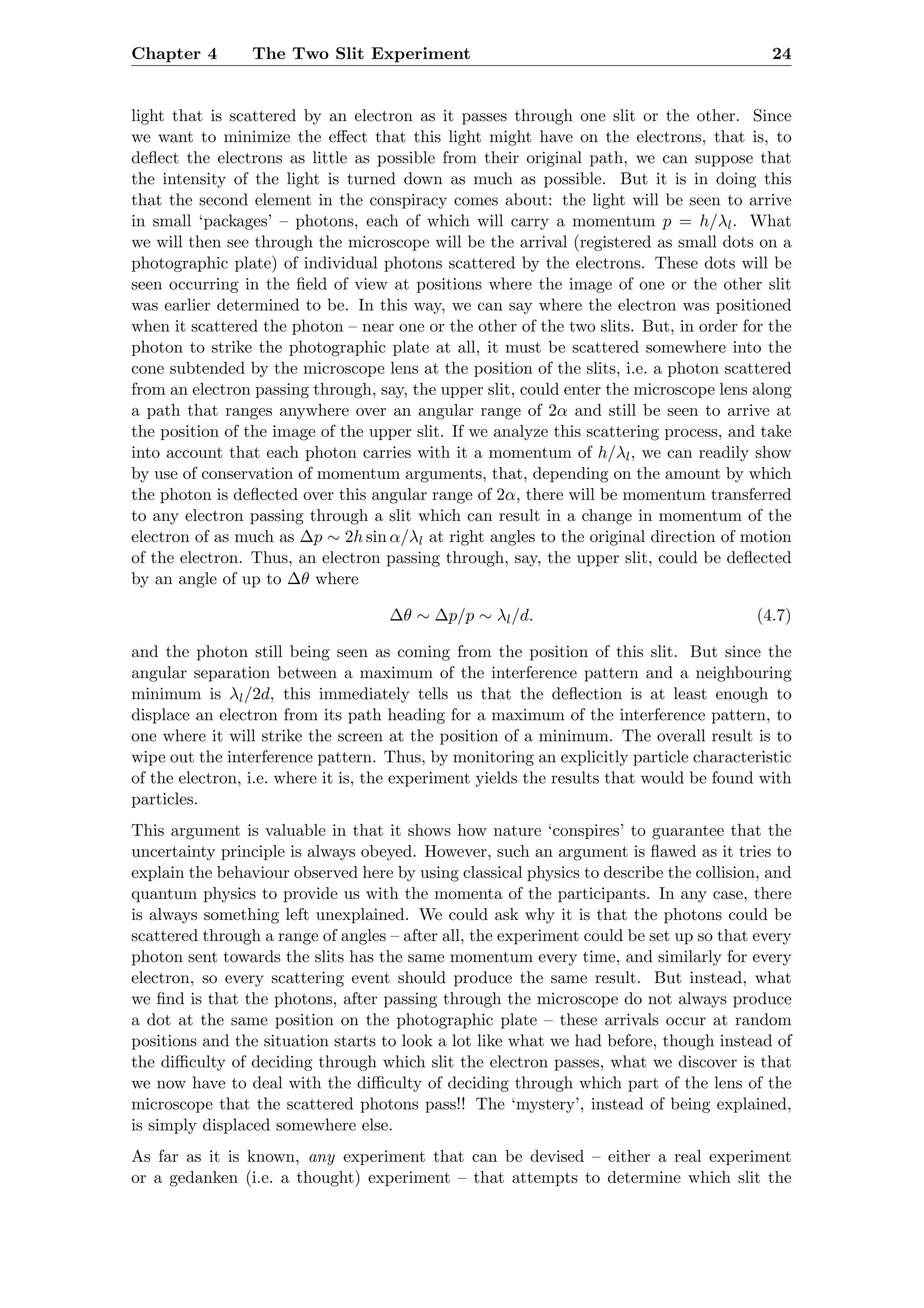 The Two Slit Experiment | PDF | Physics | Science