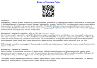 The Two Types Of Monetary Policies | PPT