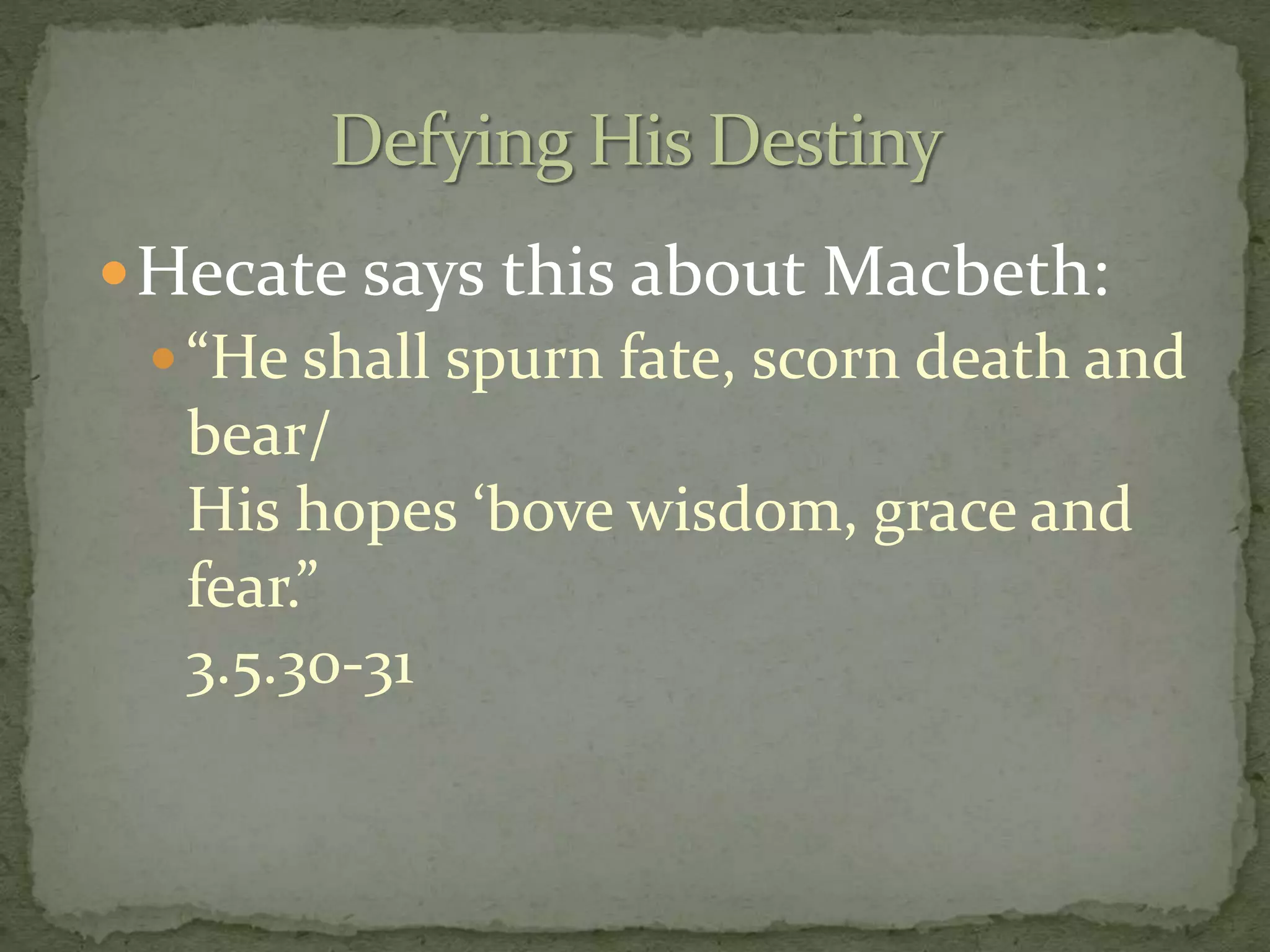 The Two Worldviews of Macbeth | PPTX