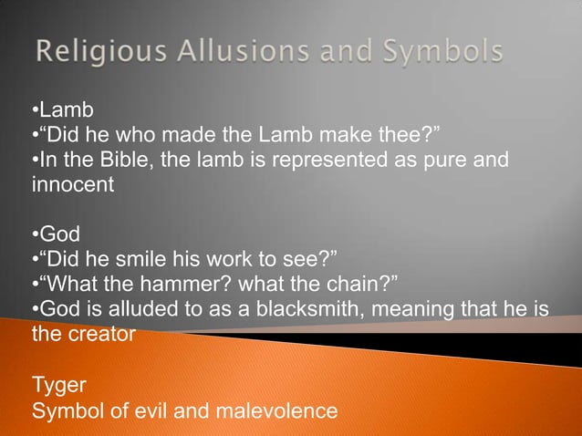 The Tyger, by William Blake | PPTX | Christianity | Religion & Spirituality