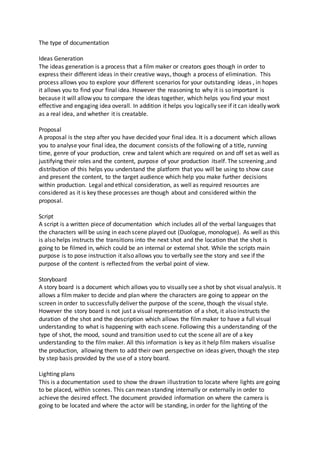 The type of documentation | DOCX