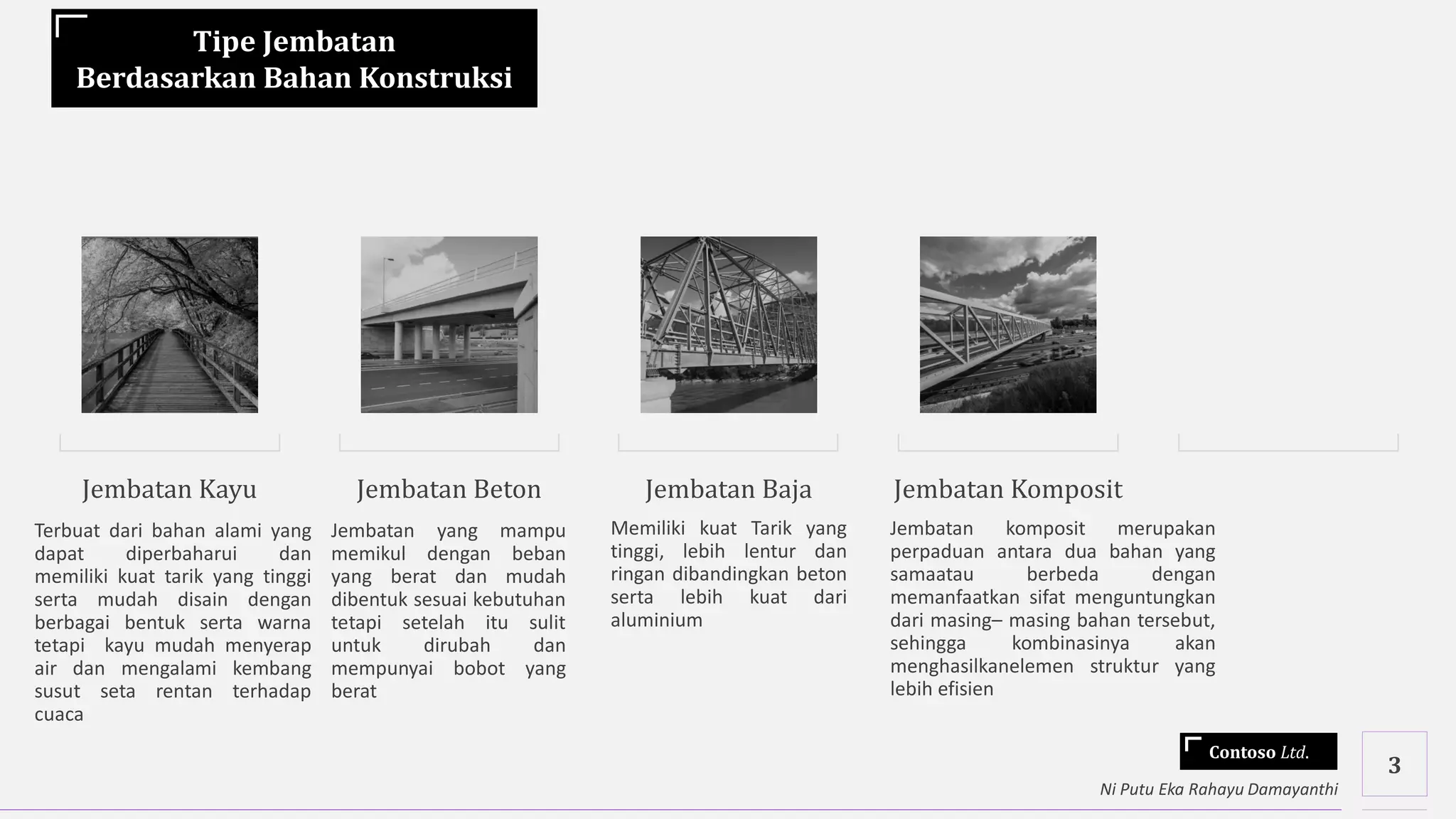 The types of brigde (Tipe-Tipe Jembatan) | PPT | Free Download